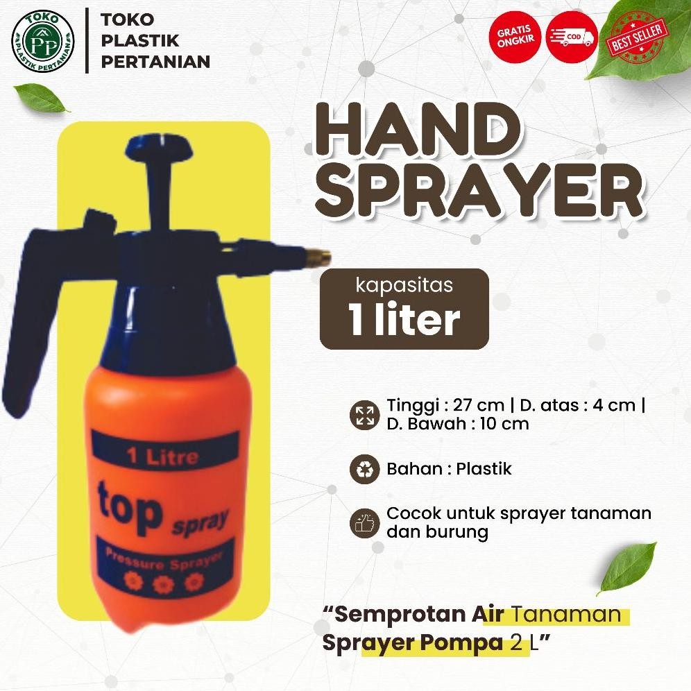 Jual Botol Spray Semprotan Pompa Manual Pressure Sprayer Kyokan 1 Liter ...