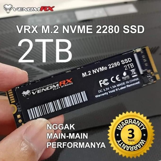 Jual HARGA DISC - VenomRX SSD M2 NVME / SATA 2TB 4TB PCIe GEN3x4 2280 ...