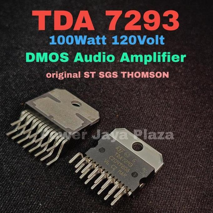 Jual Ic Tda 7293 Tda7293 100W 120Volt Dmos Audio Amplifier Asli Original St New Stok | Shopee ...