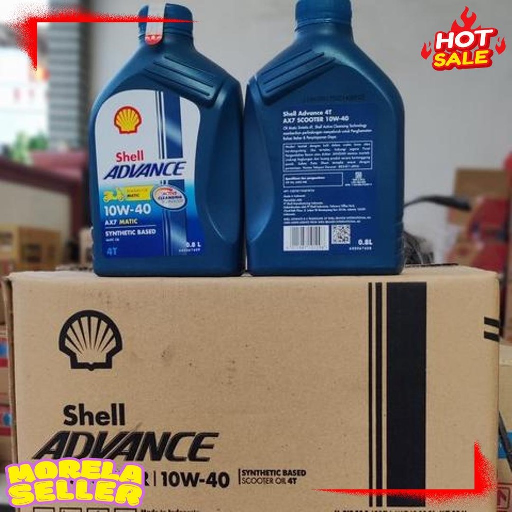 Jual Oli Shell Ax7 10W-30 Oli Mesin Motor Matic Shell Ax7 Scooter 10W ...