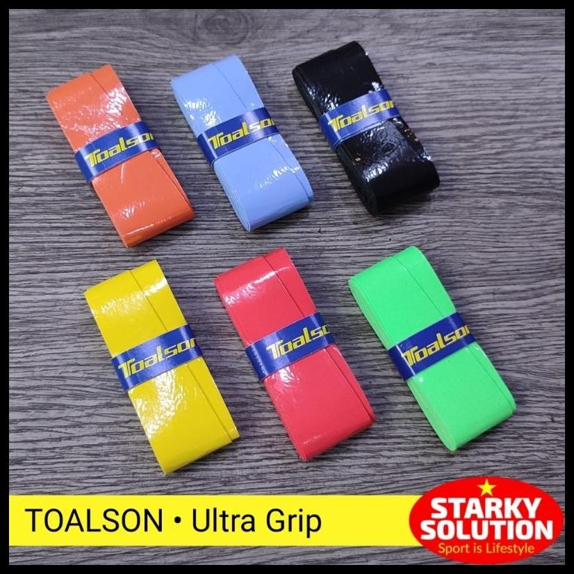Jual GRIP TOALSON ULTRA GRIP RAKET TENIS BADMINTON SQUASH OVERGRIP ...