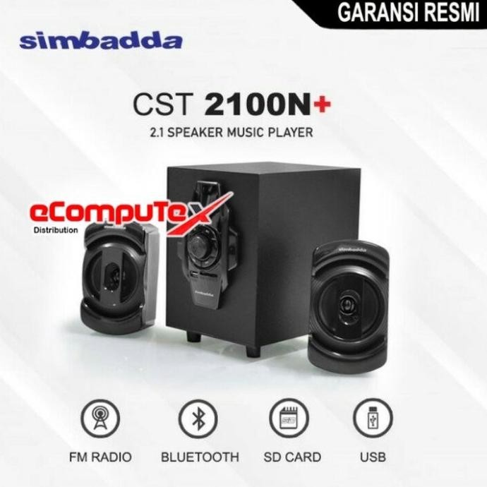 Jual Speaker Simbadda Cst 2100N+ / 2100 N+ Bluetooth Usb Aux Fm Radio ...