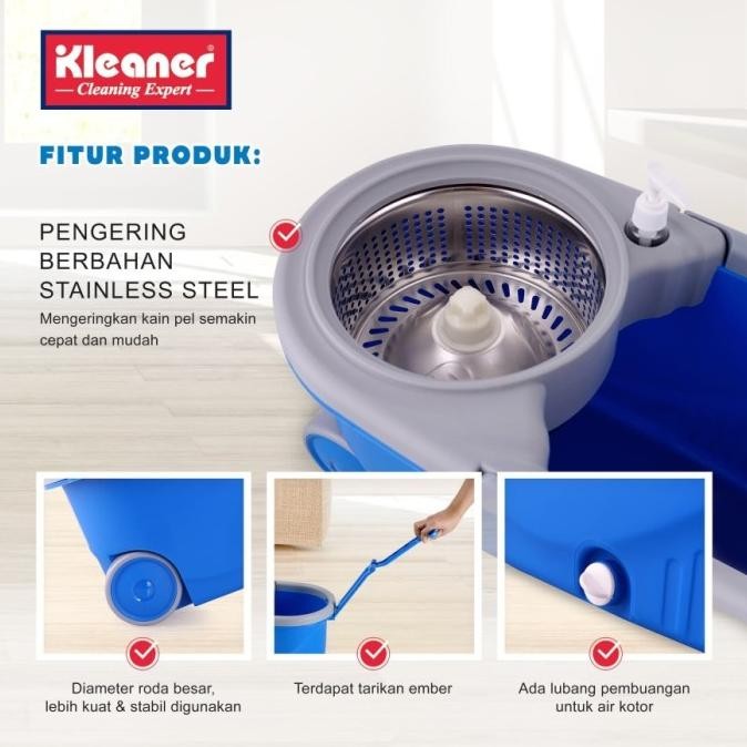 Jual Kleaner Tornado Mop Gst002 New | Shopee Indonesia