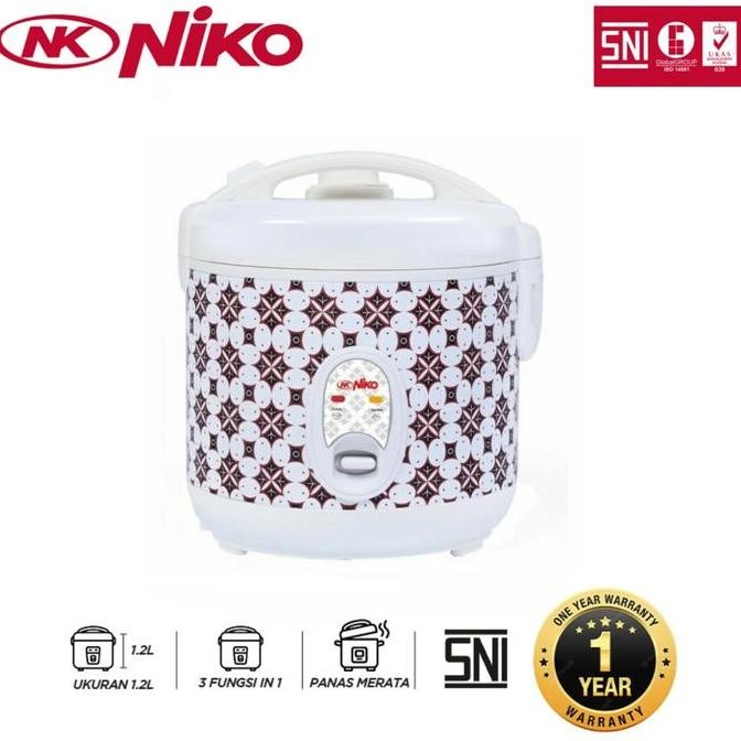 Jual {Terbaru} Rice Cooker Niko Nk 12 Btq 1,2 Liter Magic Com Penanak ...