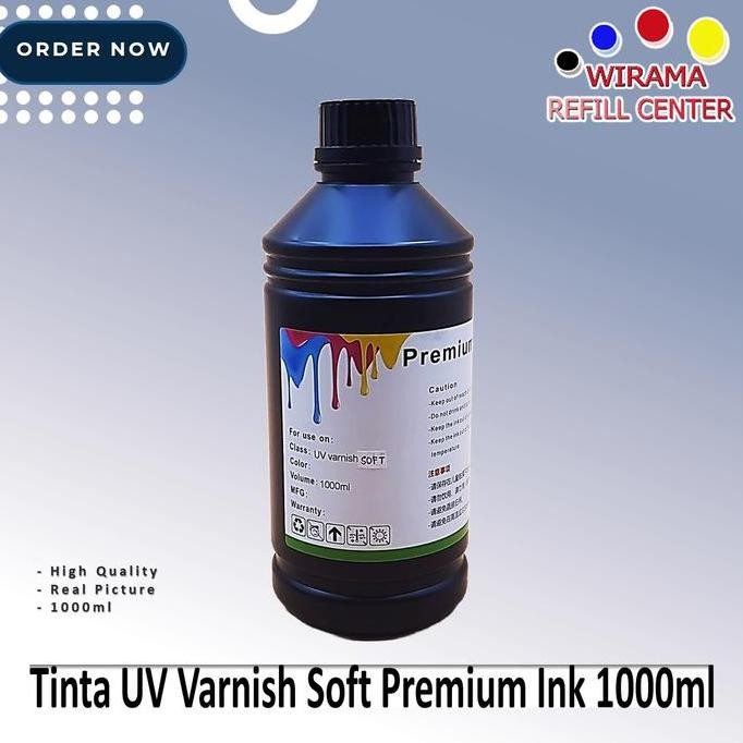 Jual Tinta Uv Varnish Soft 1000 Ml Ink New Stok | Shopee Indonesia