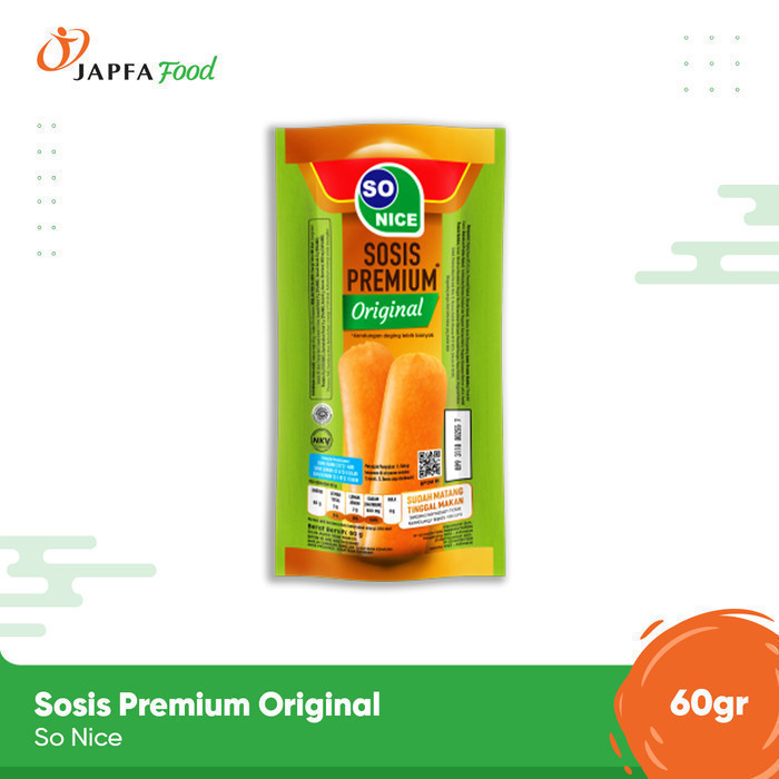 Jual So Nice Sosis Premium Original 60gr | Shopee Indonesia