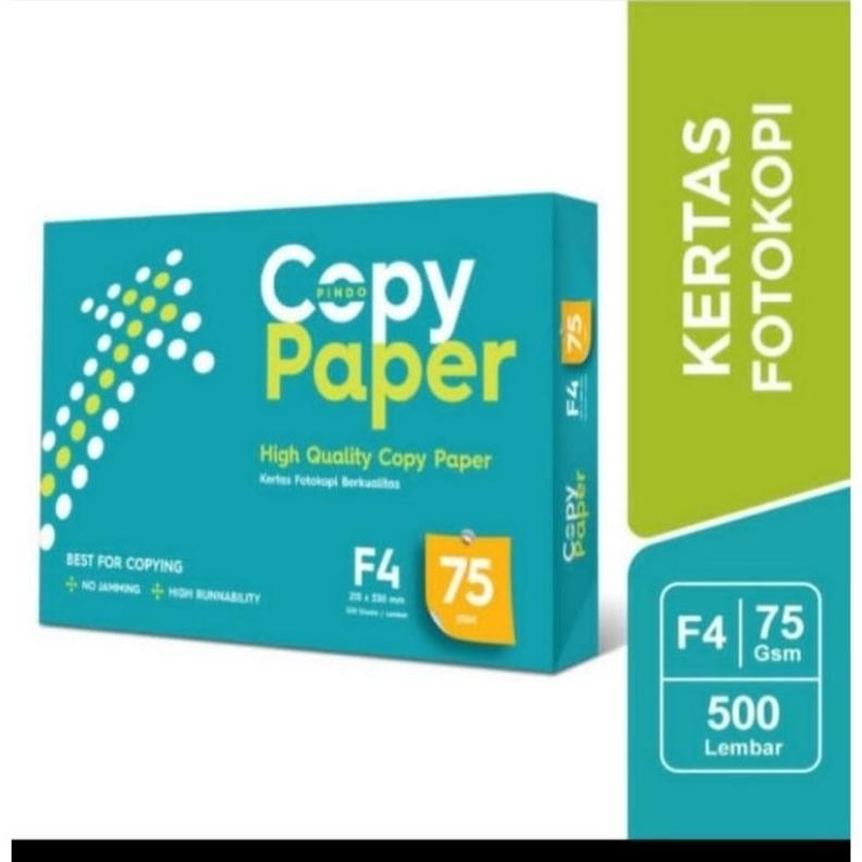 Jual Kertas HVS F4 75 Gram Copy Paper 1 Rim Promo AST | Shopee Indonesia