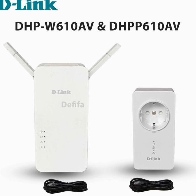 Jual D-Link Power Line Av2 1000 Wi-Fi Ac1200 Adapter Dhp-W610Av Dhp ...
