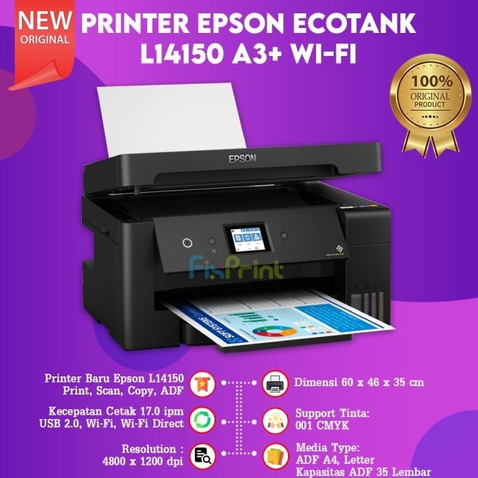 Jual Printer Epson Ink Tank Ecotank M15140 / L14150 / L15150 / 15160 A3 ...