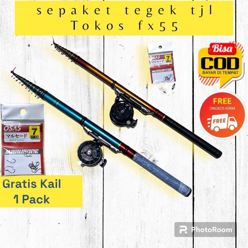 Jual SEPAKET JORAN TEGEK KOLONG ORCA TJL DAN REEL TOKOS FX55 (GRATIS ...