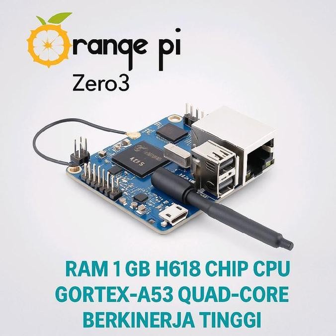 Jual ORANGE PI ZERO 3 RAM 1 GB H618 MINI KOMPUTER | Shopee Indonesia