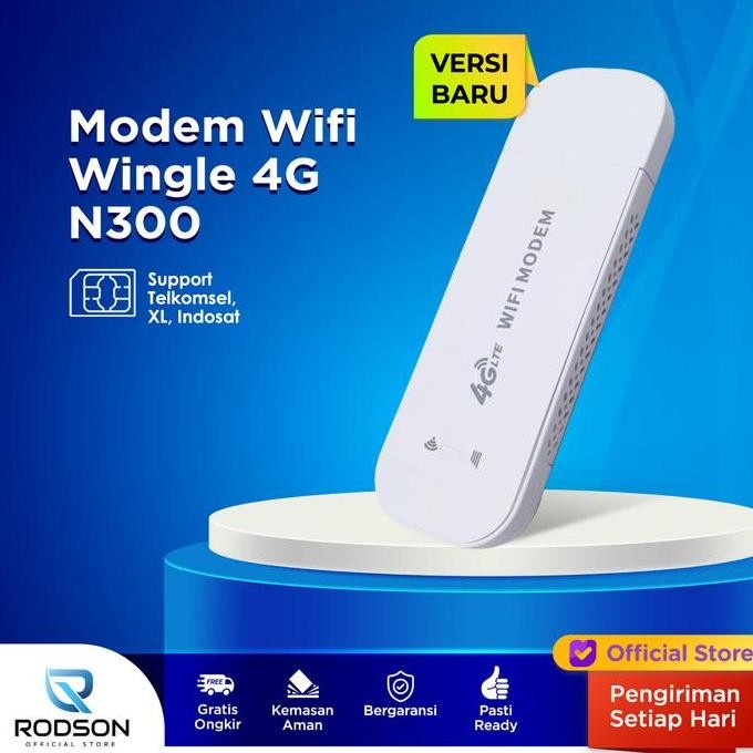 Jual 4G LTE USB Modem N300 Unlock All GSM Wingle Colok Power Bank ...