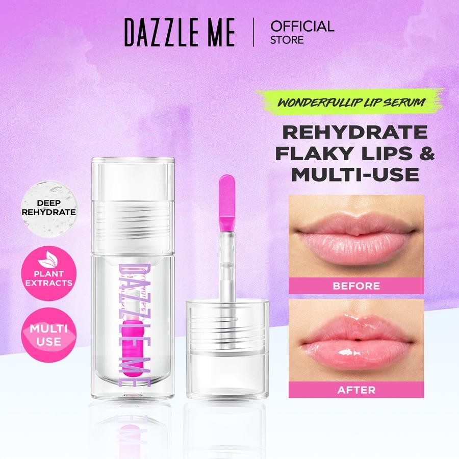 Jual DAZZLE ME 24/7 Wonderfullip Serum Pencerah Bibir hydrating Lip Serum Moisturizing Lip ...