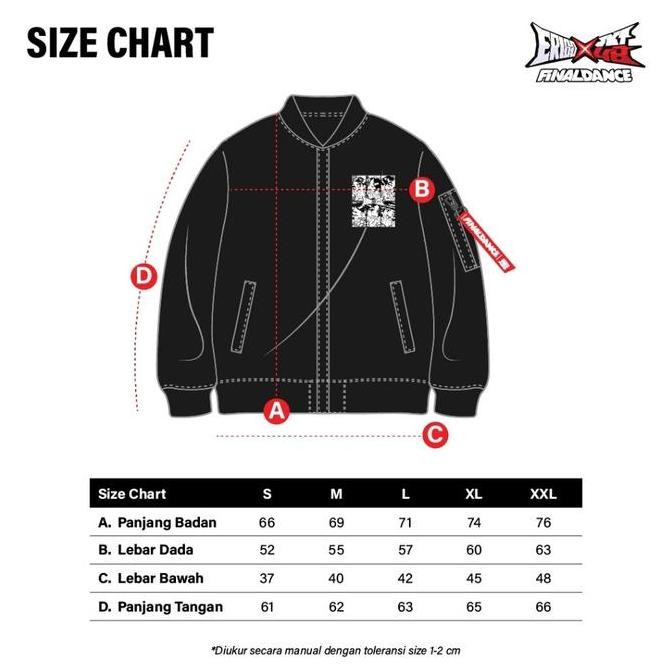 Jual Promo Erigo Bomber | Jkt48 Last Dance Generik Black Unisex ...