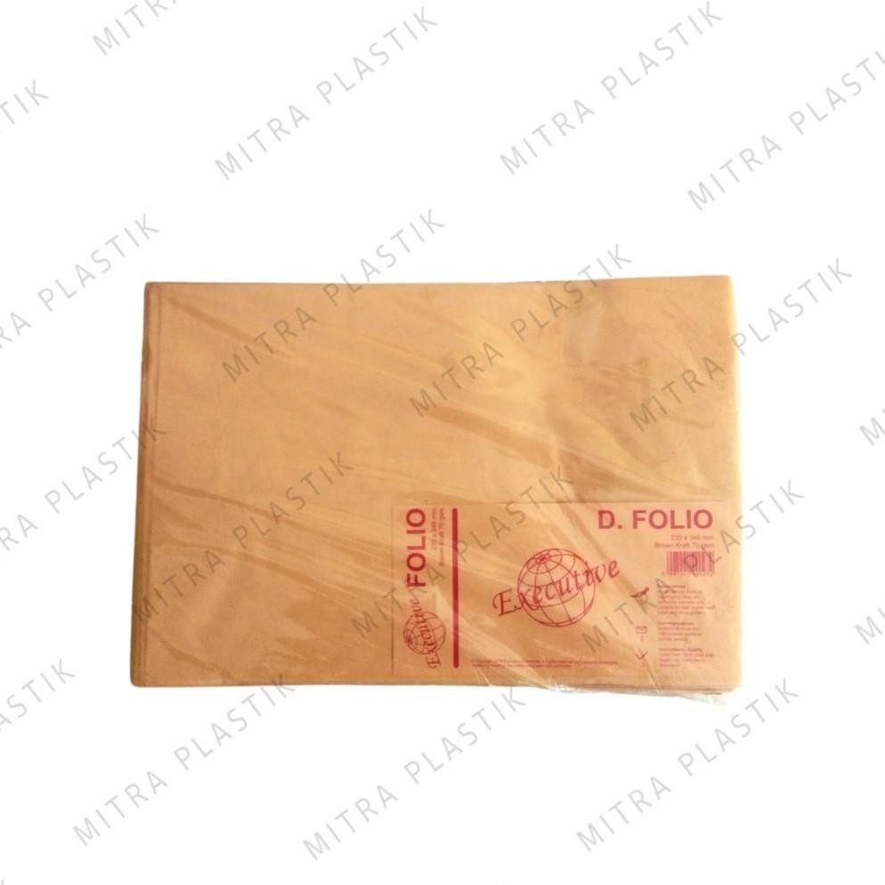Jual Amplop Coklat D FV isi 100 pcs / Amplop Kertas Envelope Besar ...