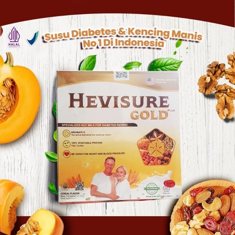 Jual HEVISURE GOLD MILK SUSU KACANG UNTUK PENDERITA DIABETES DIABET DAN ...