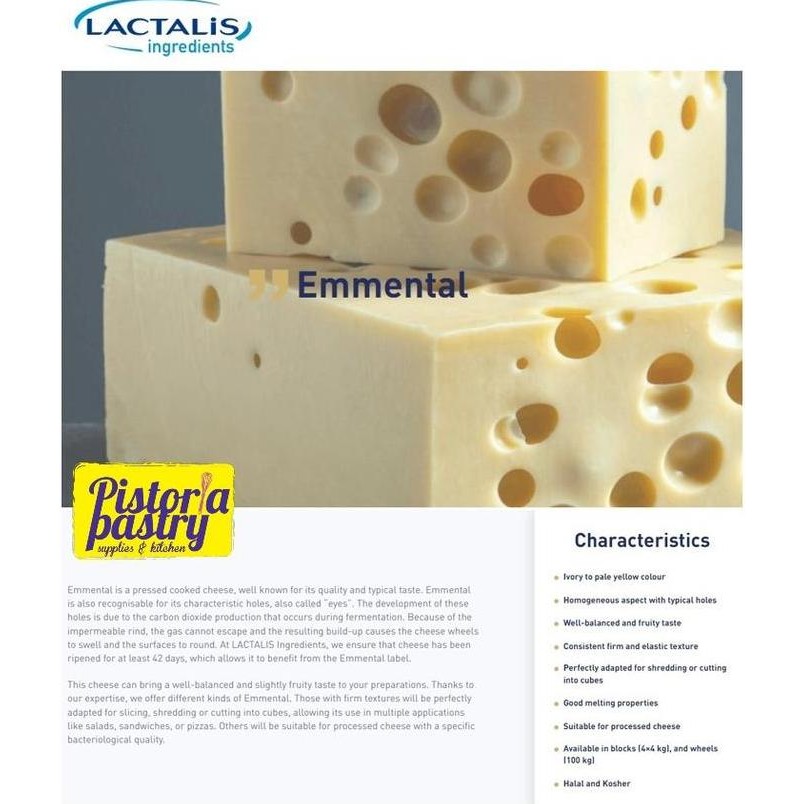 Jual Sale Emmental Cheese - Swiss Cheese (Keju Swiss) By Lactalis ...