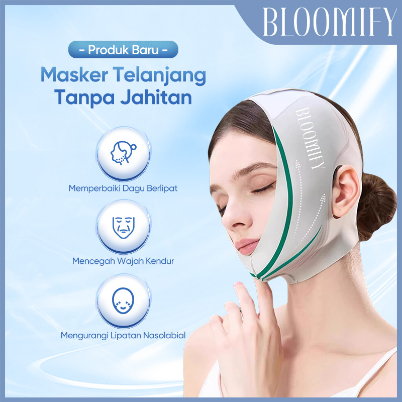 Jual BLOOMIFY 3D V-Shape Face Slimming Band /V-Shape Double Chin Band ...