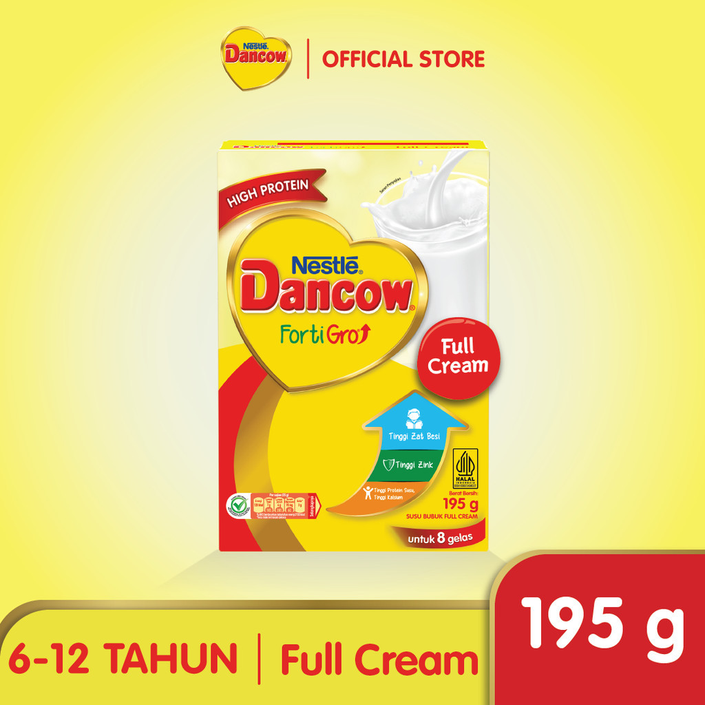 Jual DANCOW FortiGro Full Cream 195g | Shopee Indonesia