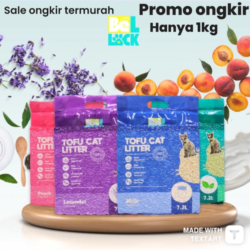 Jual Jonney - Bellock - CubnKit Pasir Tofu Cat Litter 7 Liter Pasir ...
