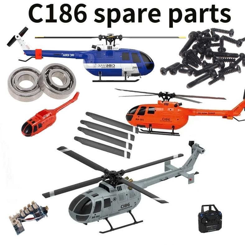Jual Rc Era C186 Bo105 /E120Helicopter Spare Parts Blade Landing Gear ...