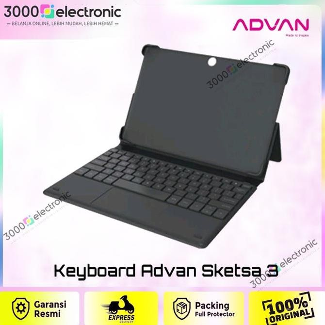Jual Flip cover Advan sketsa 3 + keyboard tab case sketsa3 key board ...