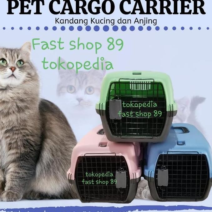 Jual Kandang Kucing / Kandang Kelinci/ Pet Travel / Pet Cargo Carrier ...