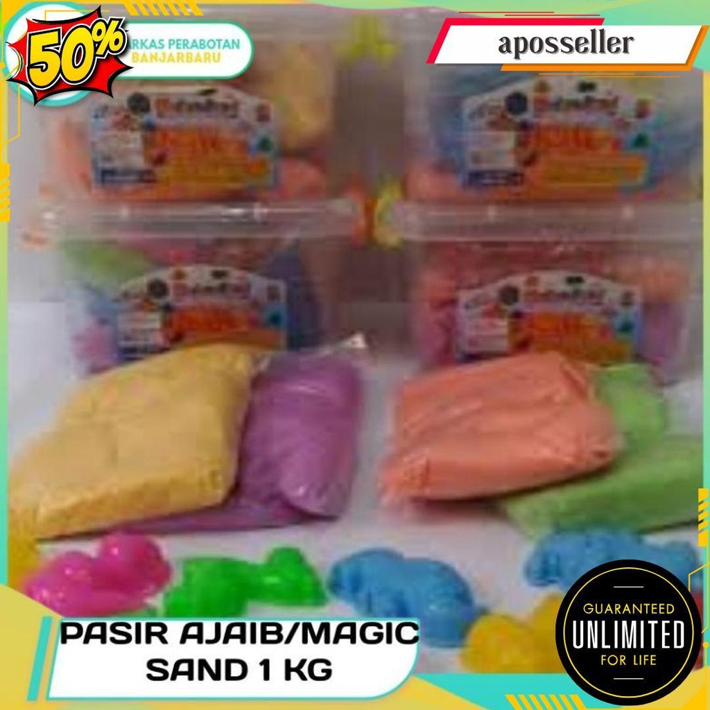 Jual Mainan Pasir Anak 1 Set Lengkap / Pasir Magic Mainan Anak / Pasir ...