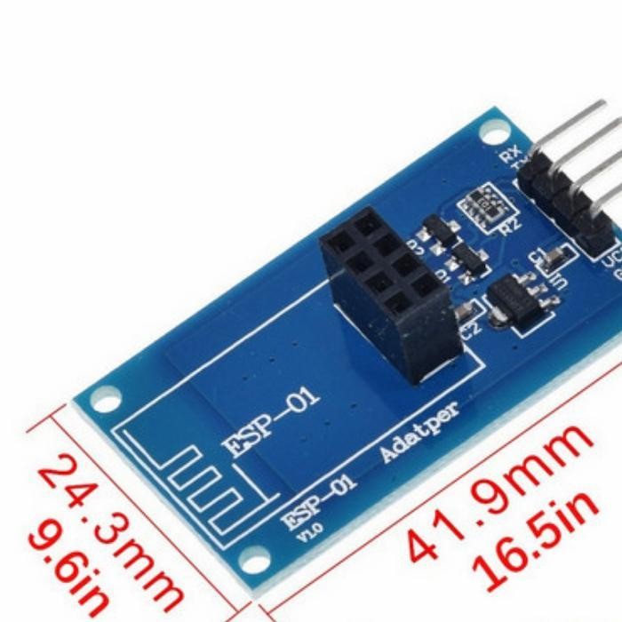 Jual ADAPTOR ESP-01 ESP8266 WIRELESS ADAPTER MODULE WIFI ESP01 3.3V 5V ...