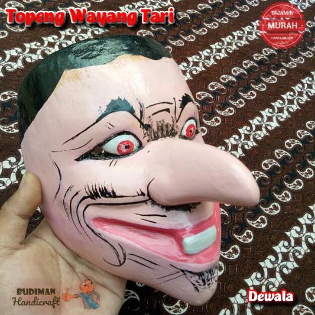 Jual Topeng Wayang Tari Klana Karakter Dewala AST | Shopee Indonesia