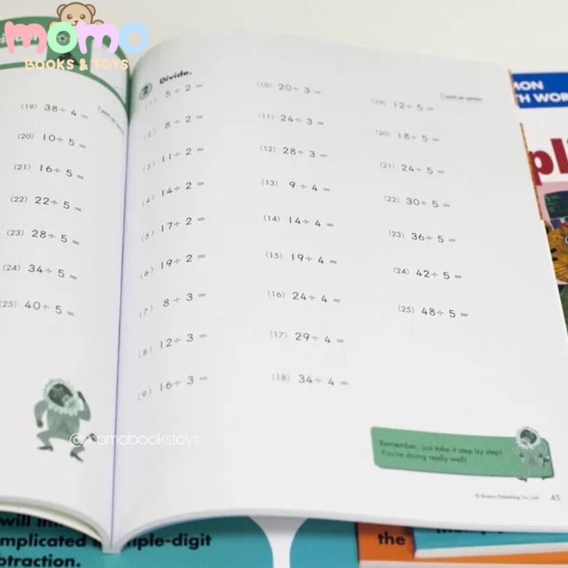 Jual JH8 [MOMO] KUMON Math Workbook Grade 1 2 3 4 | Buku Matematika ...