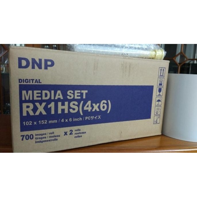 Jual Original Dnp Ds-Rx1Hs Paper Dan Ribbon Printer Fotobooth Digital Media Set 4X6 | Shopee ...