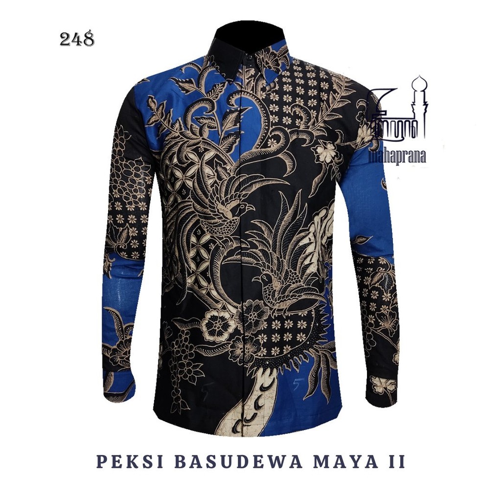 Jual Batik Mahaprana Motif Peksi Basudewa Maya II Kemeja Batik Pria ...
