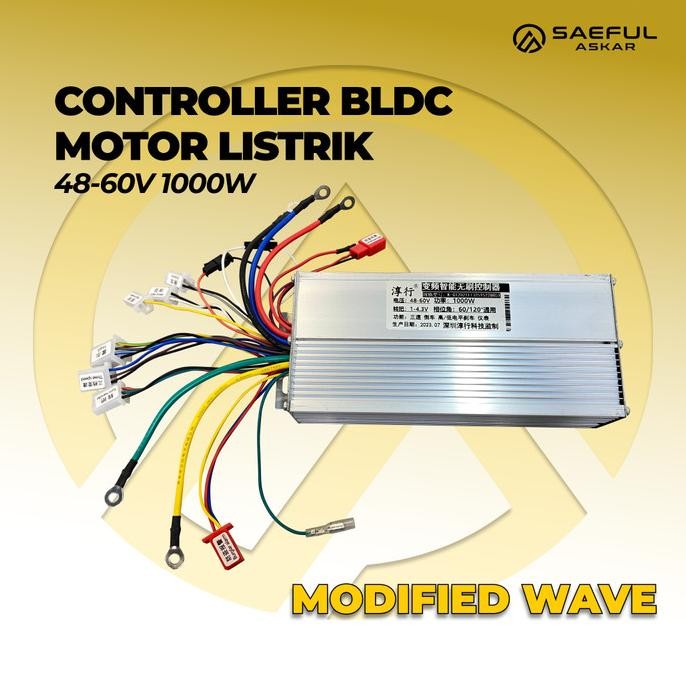 Jual Controller BLDC Brushless 48/64v 1000w Motor Listrik | Shopee ...