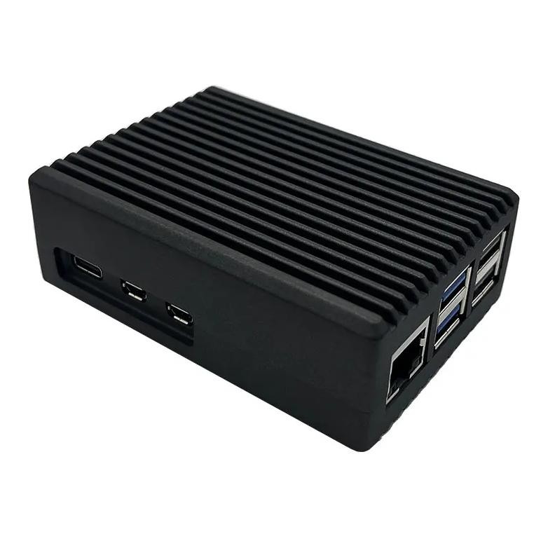 Jual Aluminum Alloy Case for Raspberry Pi 5 Black Silver Gray Box Metal ...