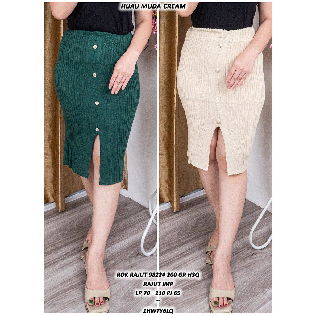 Jual ROK RAJUT 98224 200 GR H3Q # STOK SESUAI DAN UPDATE | Shopee Indonesia