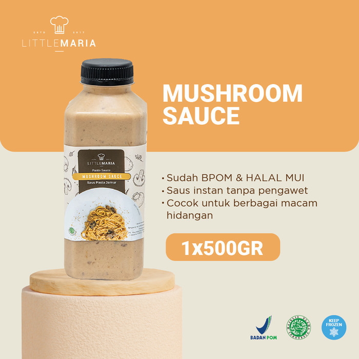 Jual LittleMaria Mushroom sauce/Saus jamur 500g | Shopee Indonesia