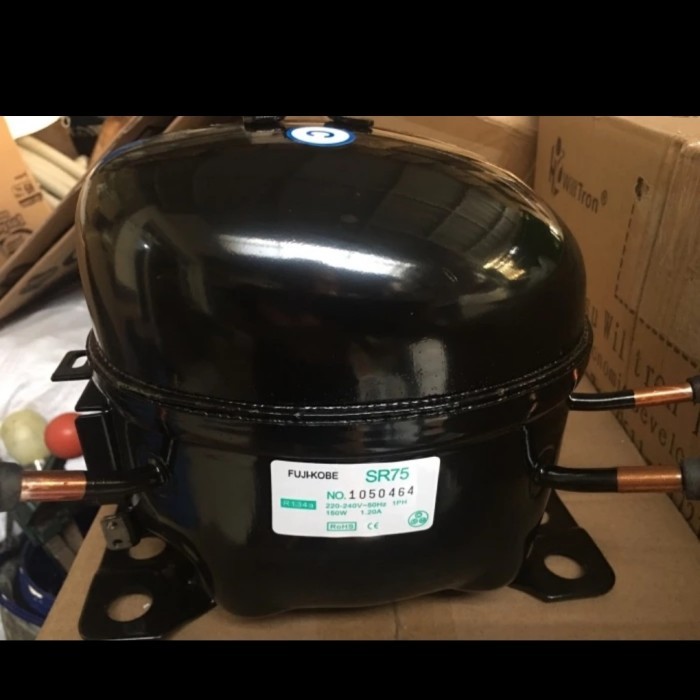 Jual Compressor Kulkas/Kompresor Kulkas 2 Pintu Fuji Sr75 1/5 Hp ...