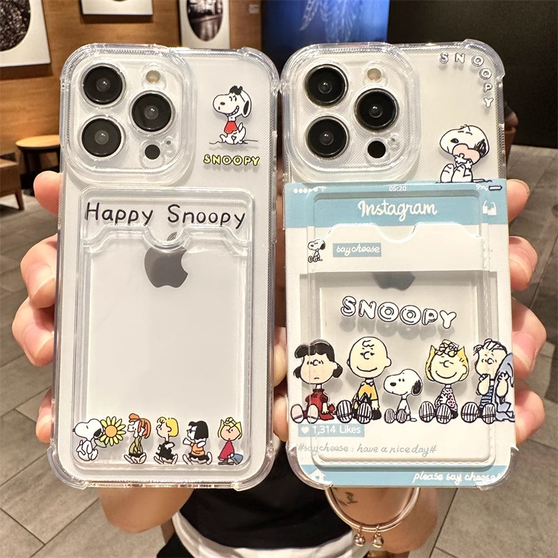 Jual Card Holder Kartun Anjing Snoopy Fancy Casing Infinix 60 60i 10 ...