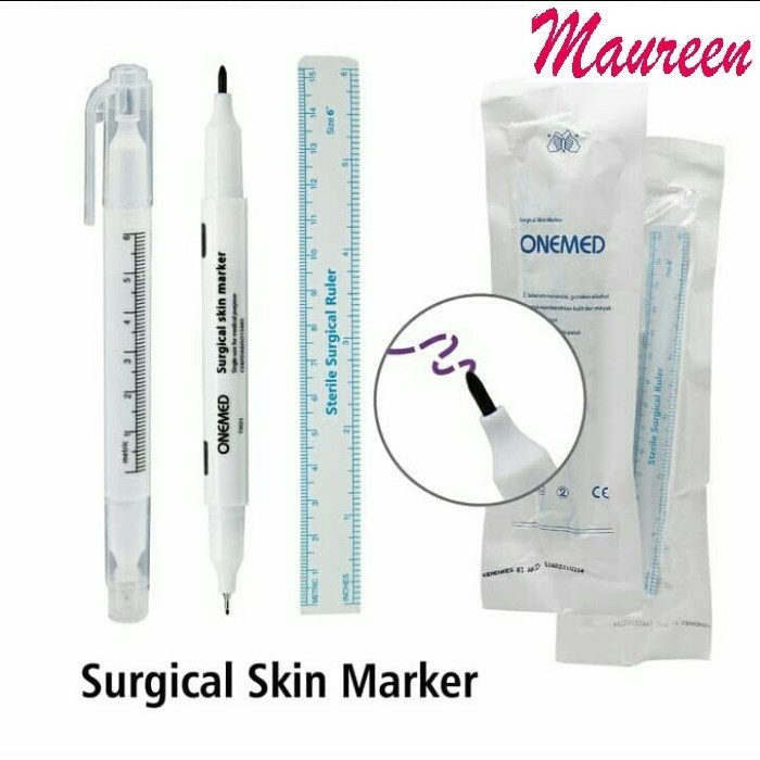 Jual Onemed Pen Surgical Skin Marker Pulpen Tanda Kulit Saat Bedah ...