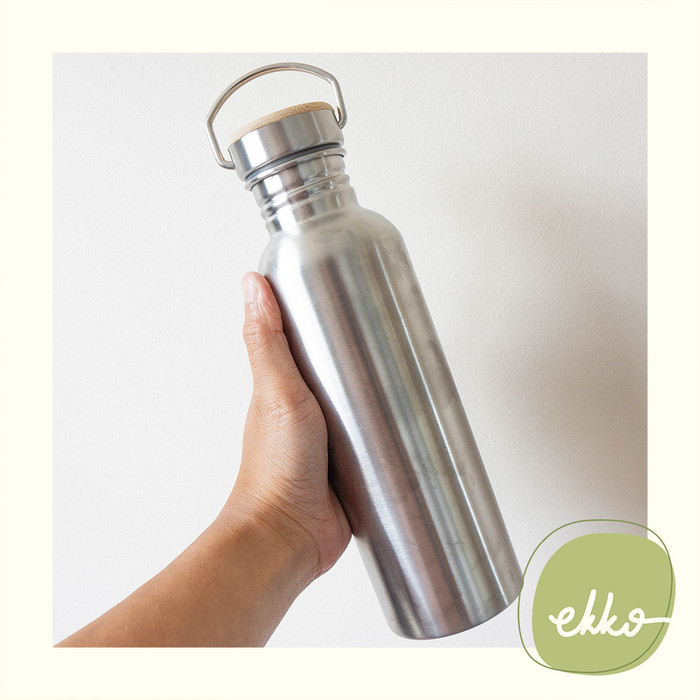 Jual Stainless Steel Water Bottle 750ml / Botol Minum (DUPE KLEAN ...