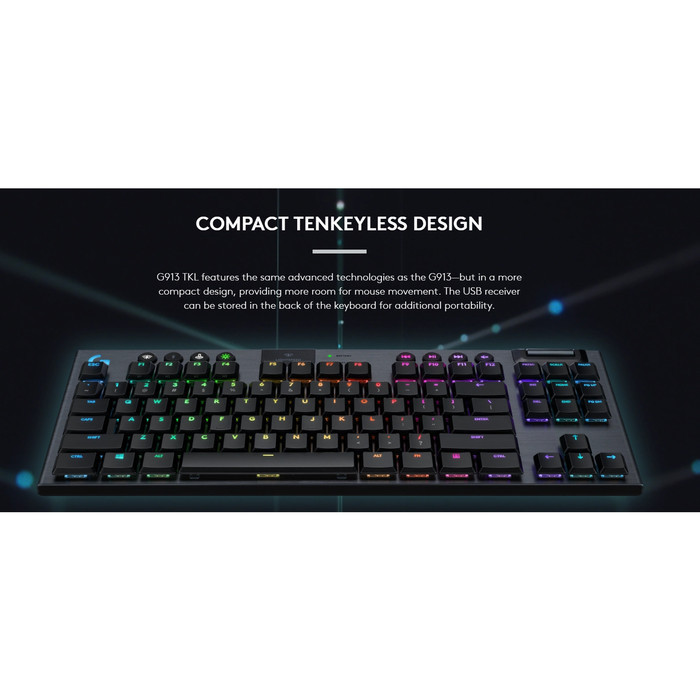 Jual Logitech G913 G915 TKL Wireless Low Profile Mechanical Gaming ...