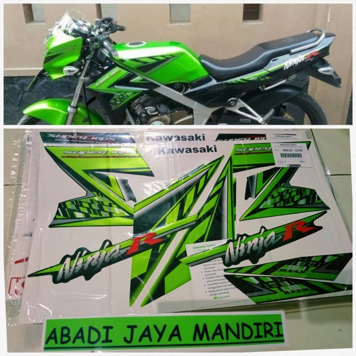 Jual Jual [READY] STRIPING LIS STIKER KAWASAKI NINJA R HIJAU 2014 2015 ...