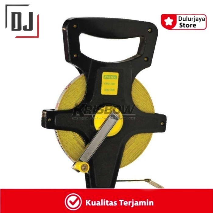 Jual Measuring Tape 100M Krisbow Fiberglass / Meteran Roll 100 M ...