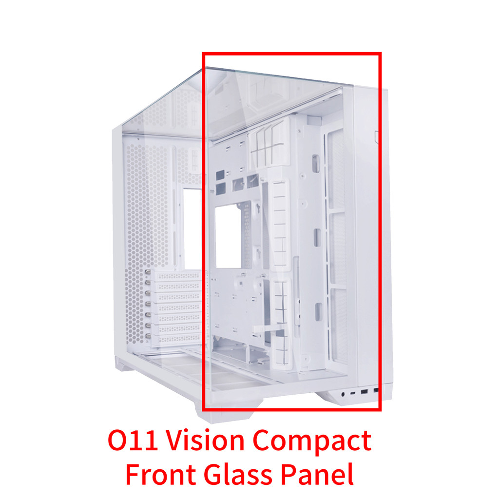 Jual ADTNETWORK Lian-Li O11 Vision Compact Front Glass Panel(White ...