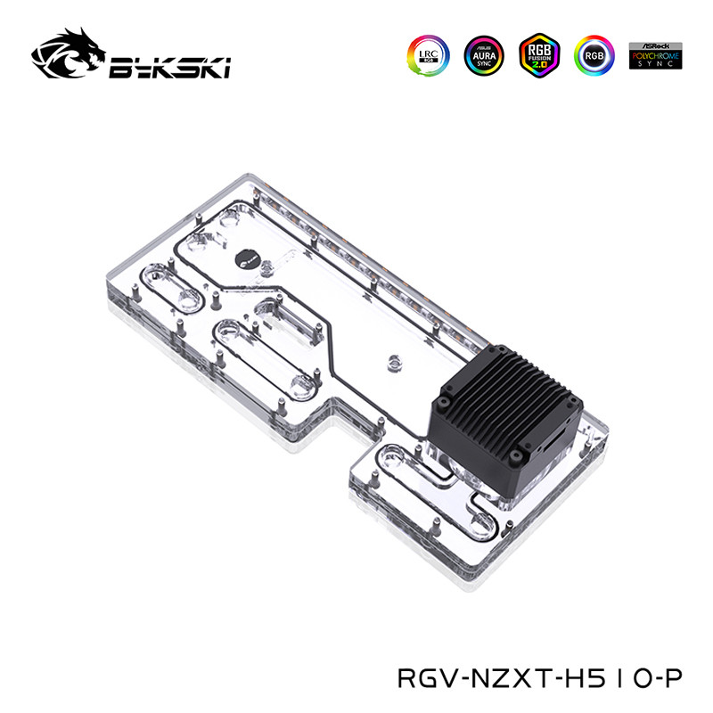 Jual Machining Parts Bykski Distro Plate For NZXT H510/510i Chassis Use ...