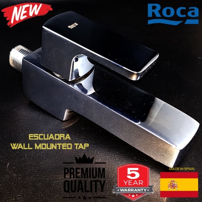 Jual ROCA ESCUADRA - WALL-MOUNTED TAP KRAN BERKUALITAS GARANSI 5 TAHUN ...