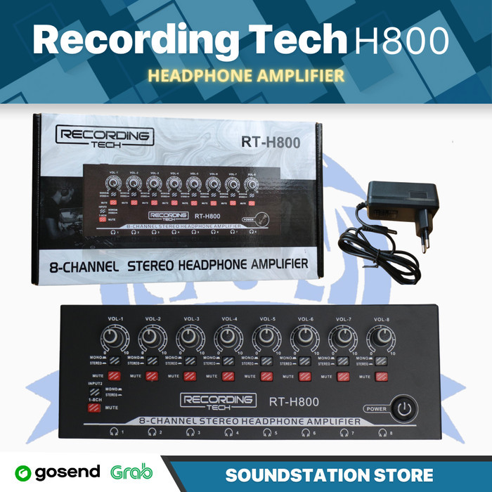 Jual Jual [READY] Recording Tech H800 - 8 Channel Stereo Headphone ...