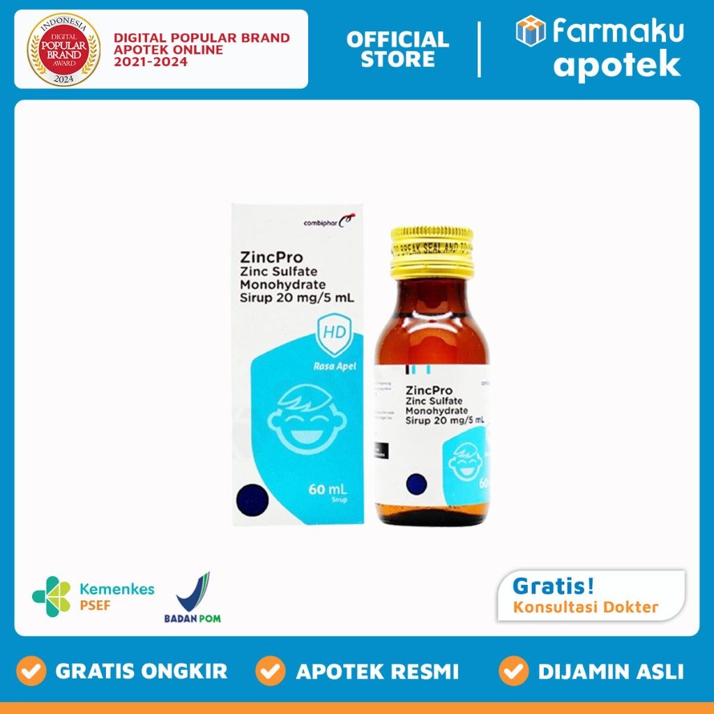 Jual Zincpro Syrup 60 ml - BIN | Shopee Indonesia