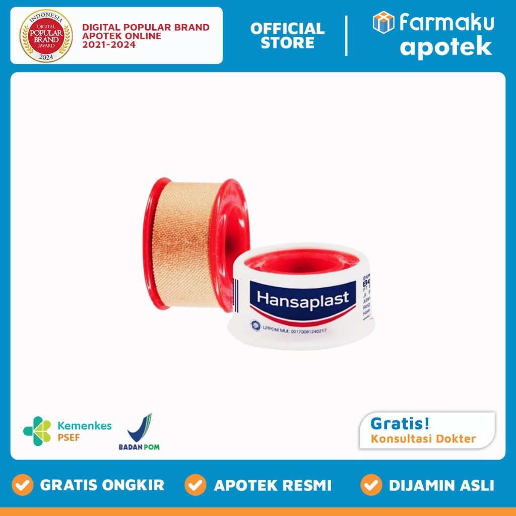 Jual Hansaplast Plester Rol Kain Kecil - BIN | Shopee Indonesia